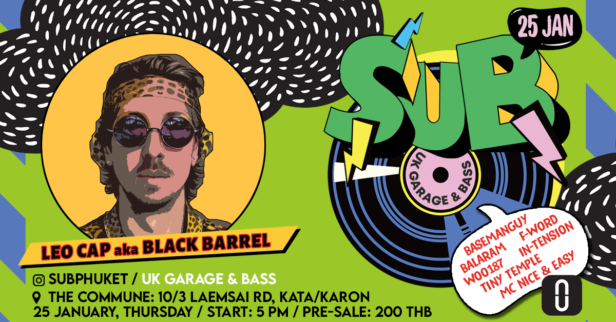 Leo Cap Aka Black Barrel at Sub: Uk Garage & Bass bei The Commune Bar ...