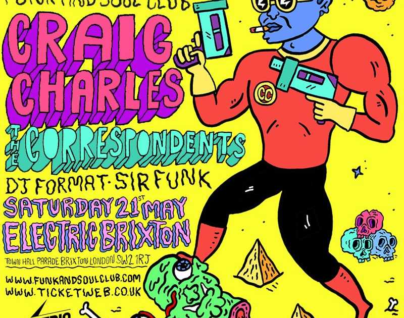 Craig Charles Funk and Soul Club bij Electric Brixton, London