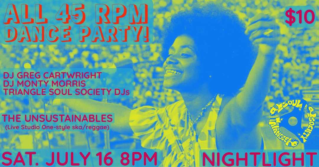 45RPM DANCE PARTY: Greg Cartwright, Monty Morris, Triangle Soul Soc ...