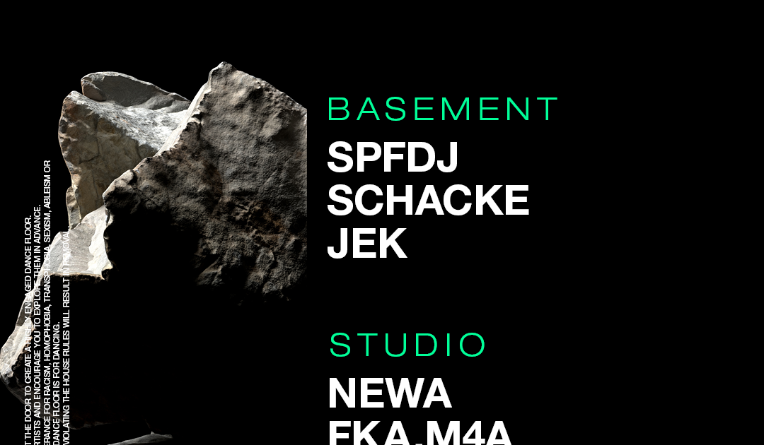 SPFDJ / Schacke / Jek / Newa / fka.m4a at BASEMENT, New York City