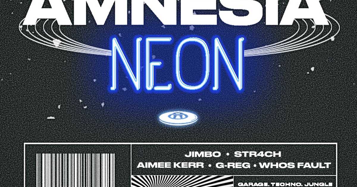 AMNESIA. - NEON RAVE at D2, Aberdeen