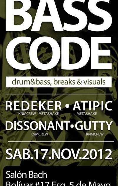 Basscode at Salón Bach, Mexico City