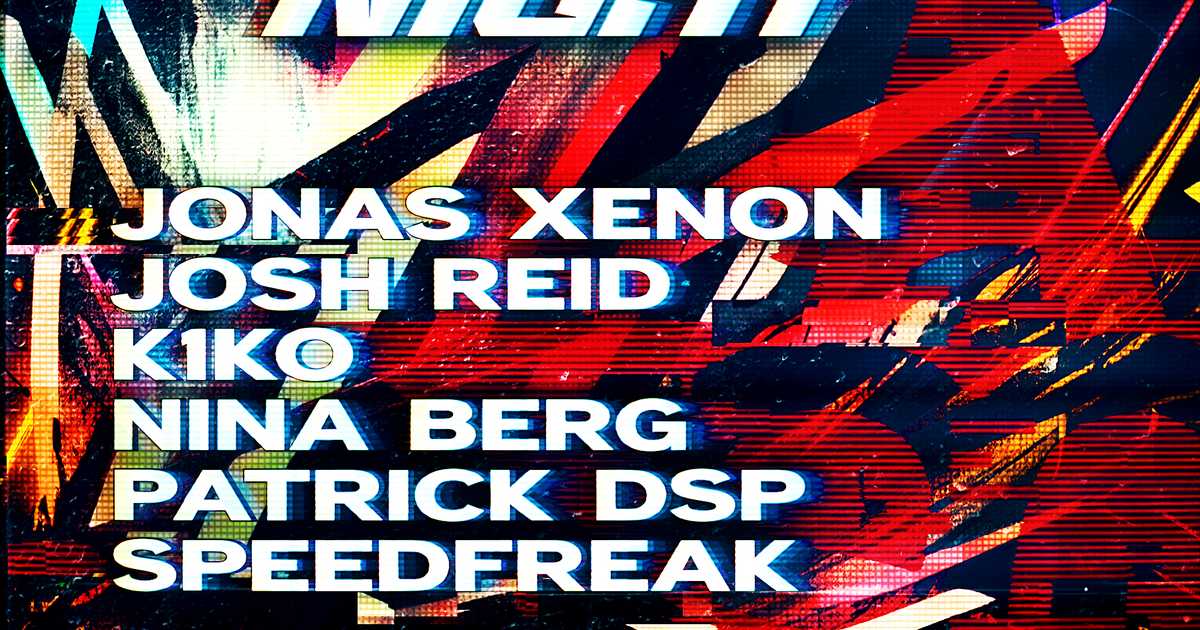 SCB || RAW NIGHT w/ Patrick DSP, Jonas Xenon, Nina Berg, Josh Reid ...