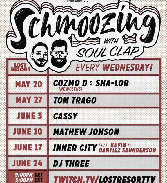 Schmoozing with Soul Clap at Livestream, Streamland