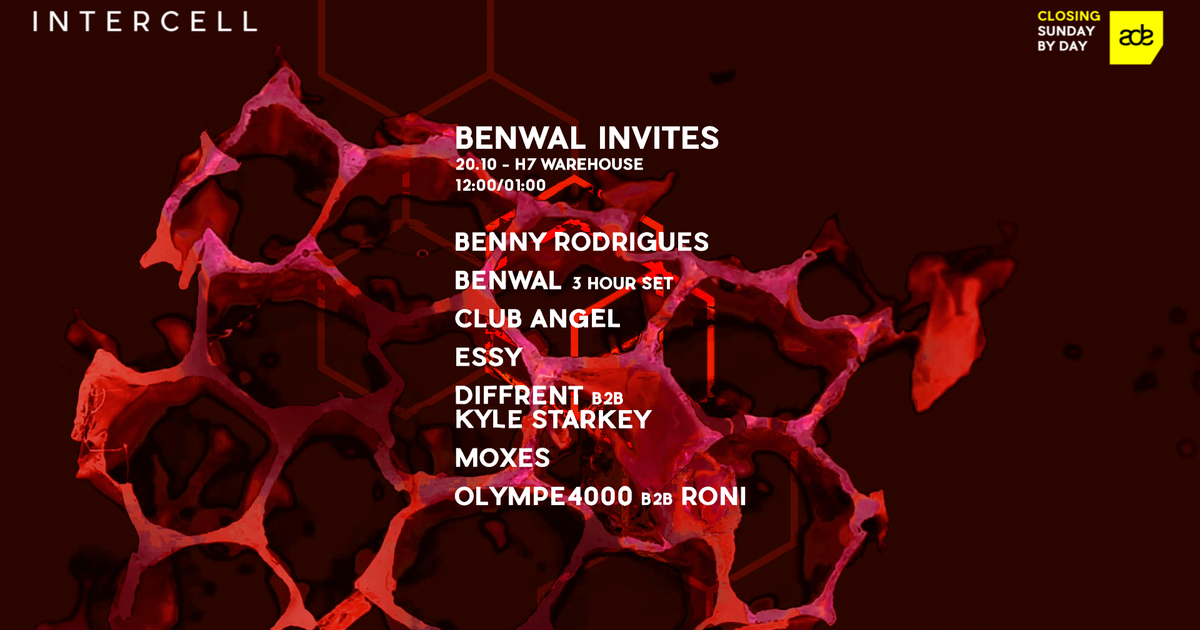Intercell x Benwal Invites - ADE Closing at H7 Warehouse, Amsterdam