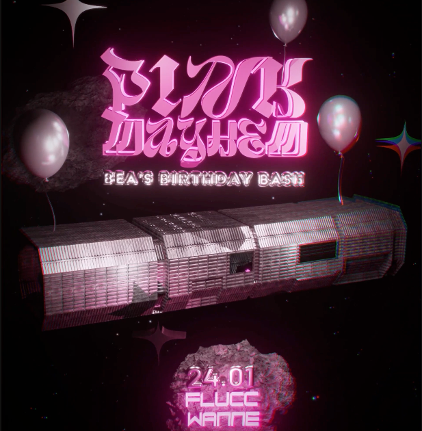 Pink Mayhem at FLUCC, Vienna