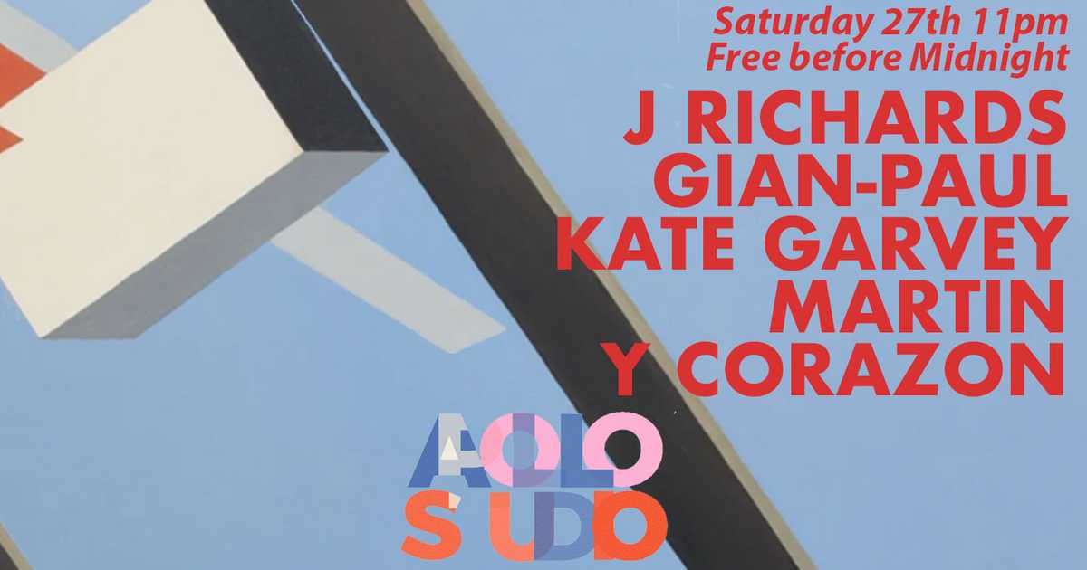 Apollo Studio W/ KATE GARVEY, GP, J RICHARDS, MARTIN Y CORAZON at ...