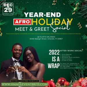 Year-End Afro Holiday Meet and Greet Social at Flirts Orlando Luxury Event Center, Florida