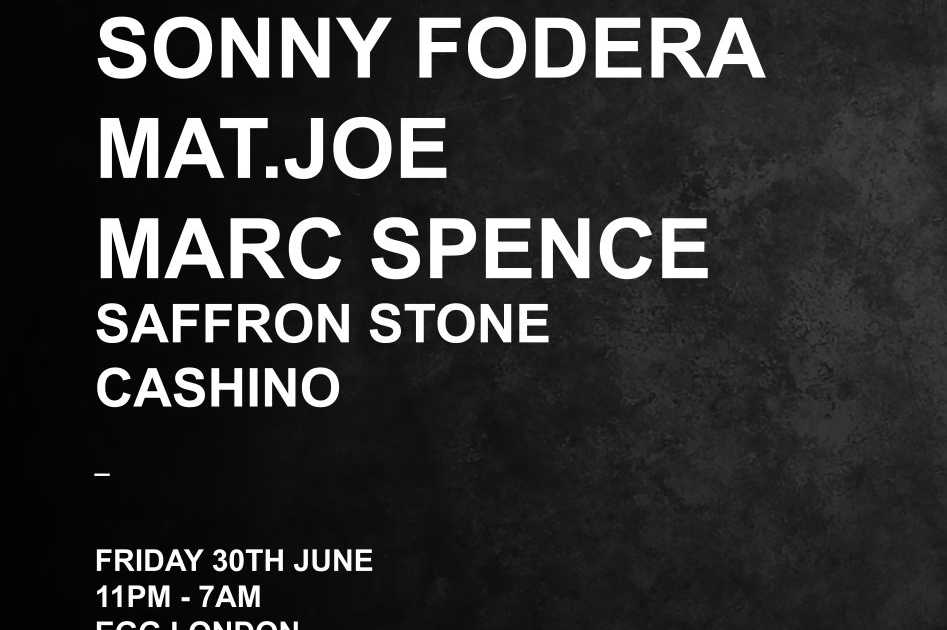Aarrival presents: Sonny Fodera, Mat.Joe & Marc Spence em Egg London ...