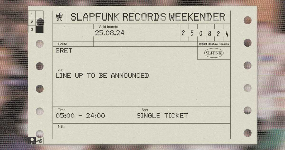 SlapFunk X BRET - Summer Gathering #3 at BRET, Amsterdam