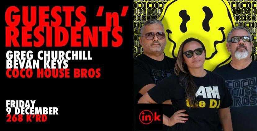 Guests 'N' Residents feat. Coco House Bros at Ink Bar, Auckland