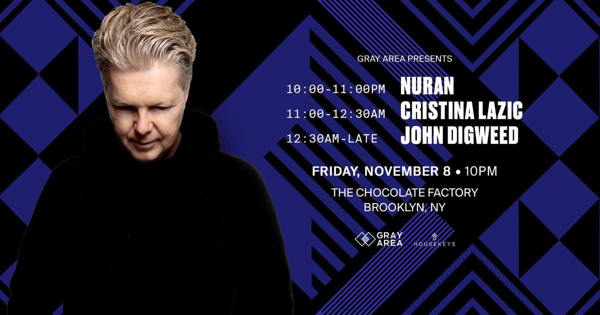 John Digweed & Guests at The Chocolate Factory by Gray Area at The ...