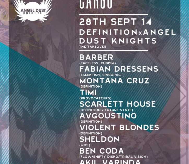Definition x Angel Dust Knights: Takeover at Cargo, London