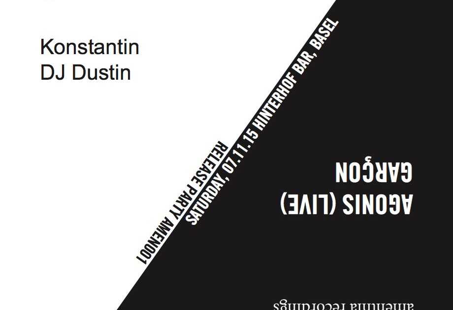 Giegling X Amenthia Release Party at Hinterhof, Basel