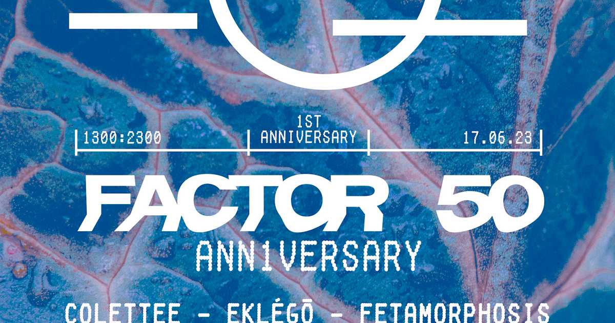 Factor 50: ANN1VERSARY at Sidney & Matilda, Sheffield