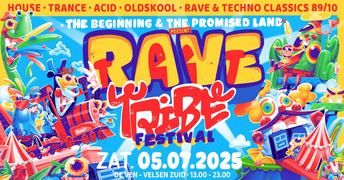 The Promised Land & The Beginning pres. Rave Tribe Festival at De Ven ...