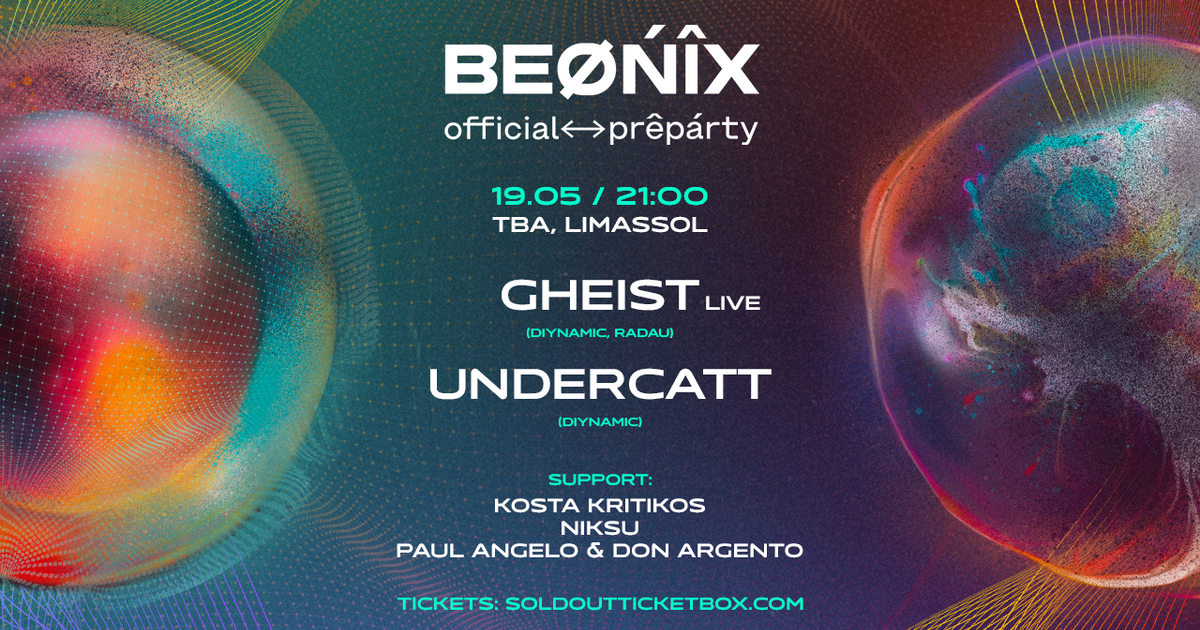 Beonix Official Pre-party at TBA, Cyprus