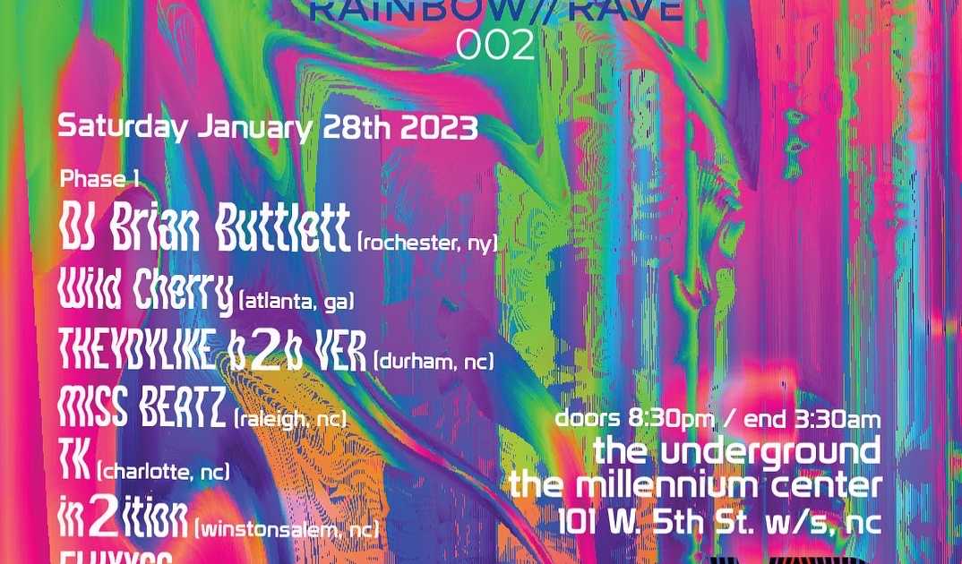 Rainbow Rave 002 at Millennium Center, North Carolina