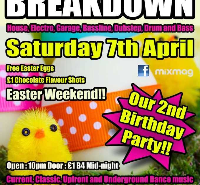 Nervous Breakdown 2nd Birthday Party (Easter Special) a Dusk Till Dawn ...