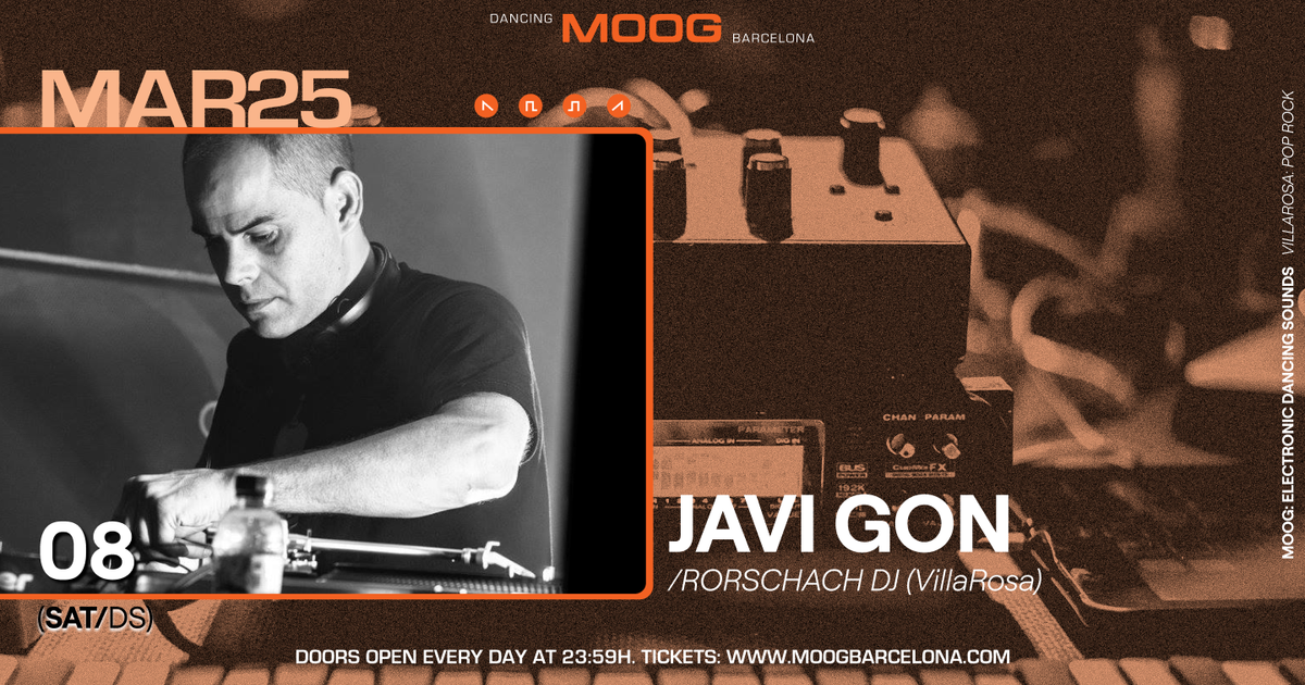 Javi gOn (All Night Long) at Moog Club, Barcelona