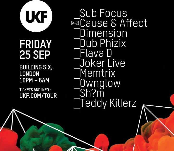 UKF London - Sub Focus, Dimension, Flava D, Joker Live at Building Six, London