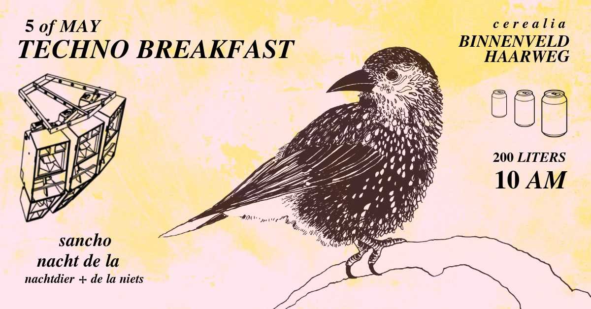 Techno Breakfast 2019 at Haarweg 305e, Netherlands