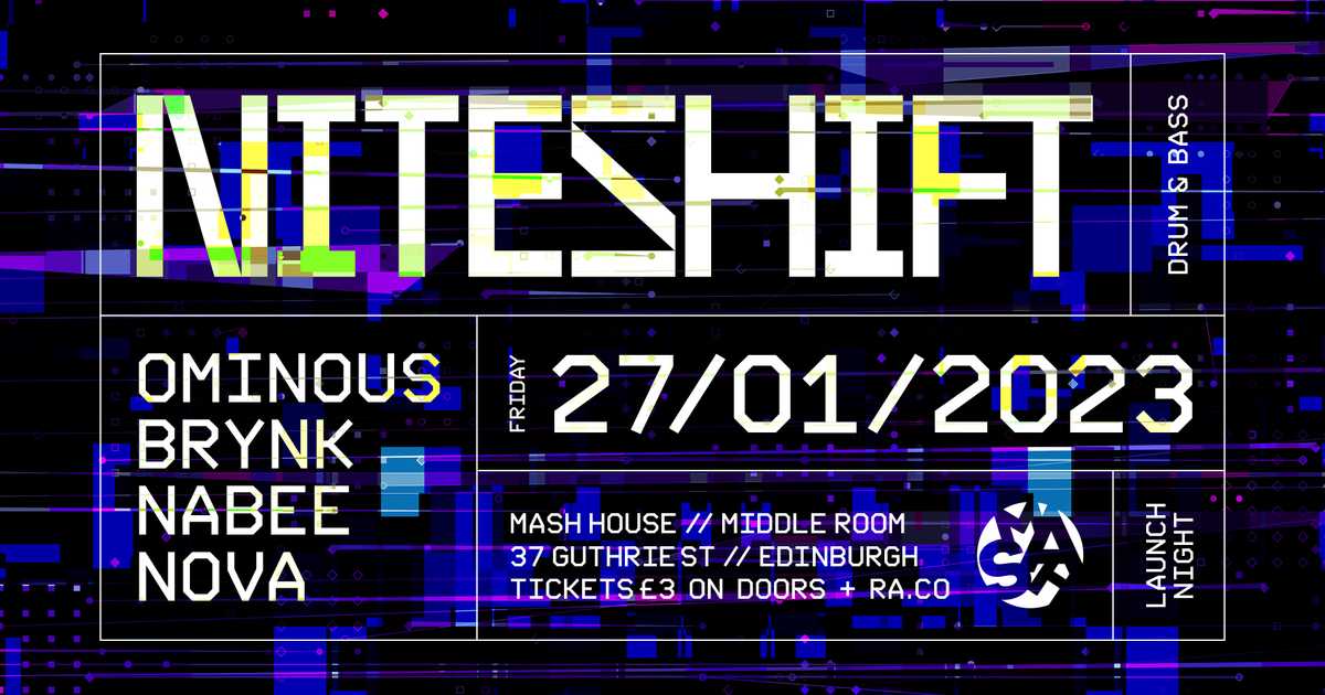 Niteshift - Launch Night at The Mash House, Edinburgh