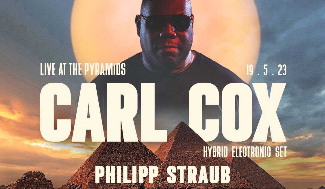 Carl Cox by the Pyramids at TBA - The Great Pyramids Of Giza, Egypt
