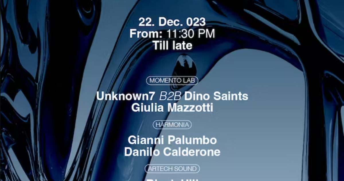 HARMONIA meet Momento Lab ! at Main Club, Milan