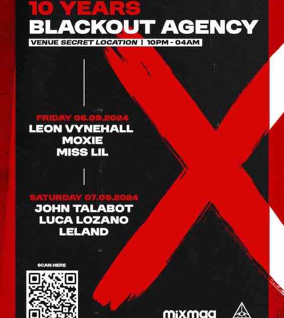 Blackout Agency - 10th Anniversary Pt 2 at TBA - Secret Location, Singapore