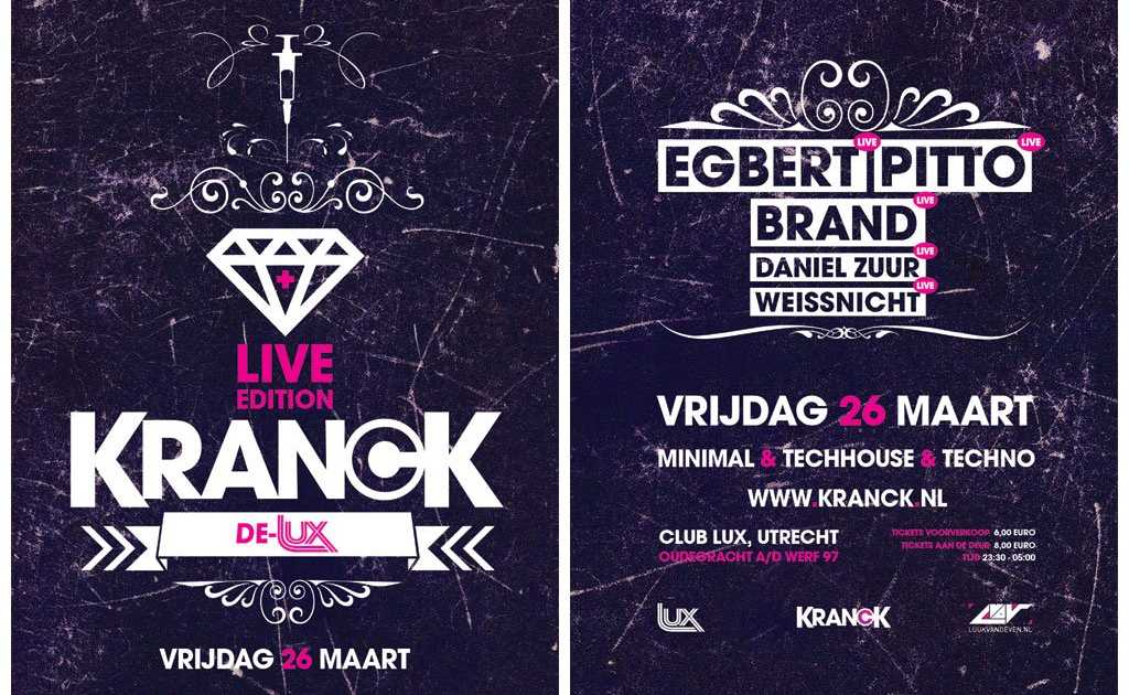 Kranck Delux at Club Lux, Utrecht