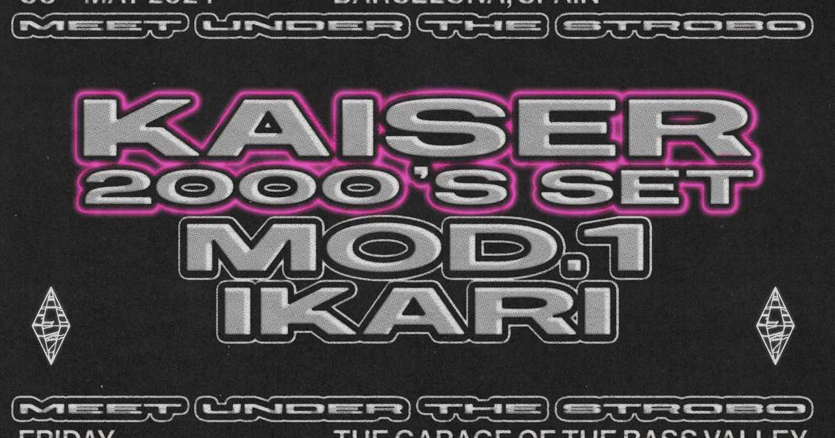 Praxis / KAISER 2000's set (TECHNO/HARDGROOVE) with Funktion One Soundsystem at The Garage of ...