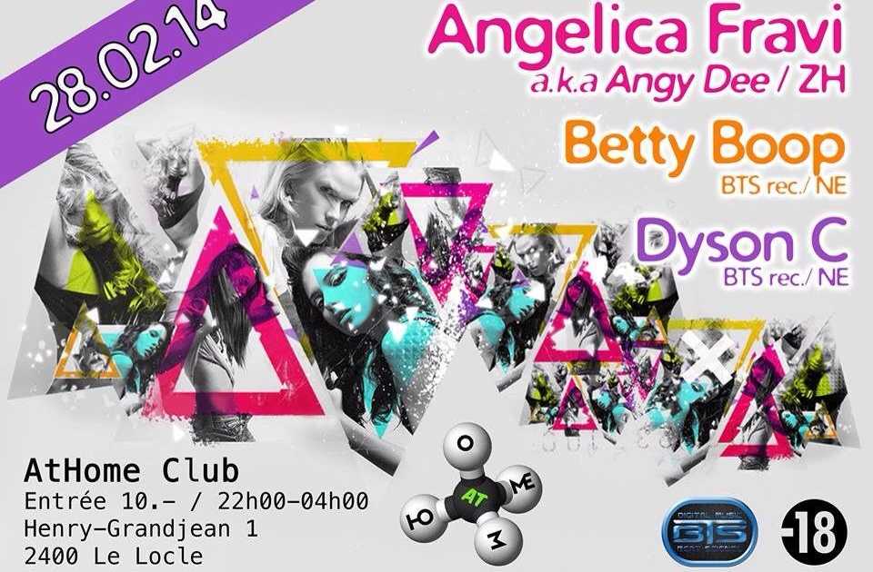 BTS present ' Angelica Fravi Aka Angy Dee em Athome Club, Suiça