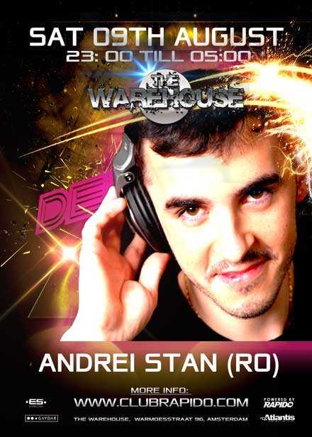 Deviate with DJ Andrei Stan em The WareHouse, Amsterdam