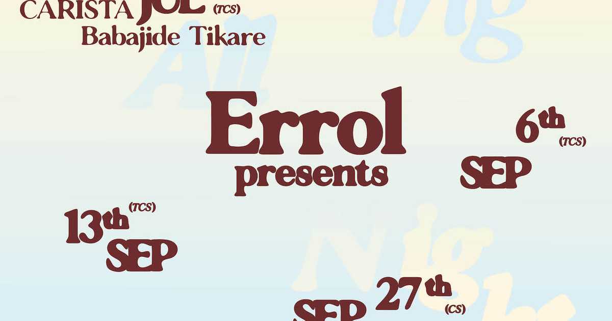 Errol with Alexander Nut, Babajide & CARISTA at The Carpet Shop, London