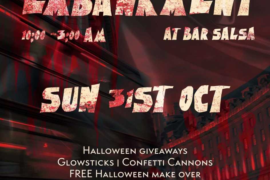 Nightmare ON Embankment - Halloween Party at Bar Salsa / £2.95 Drink ...