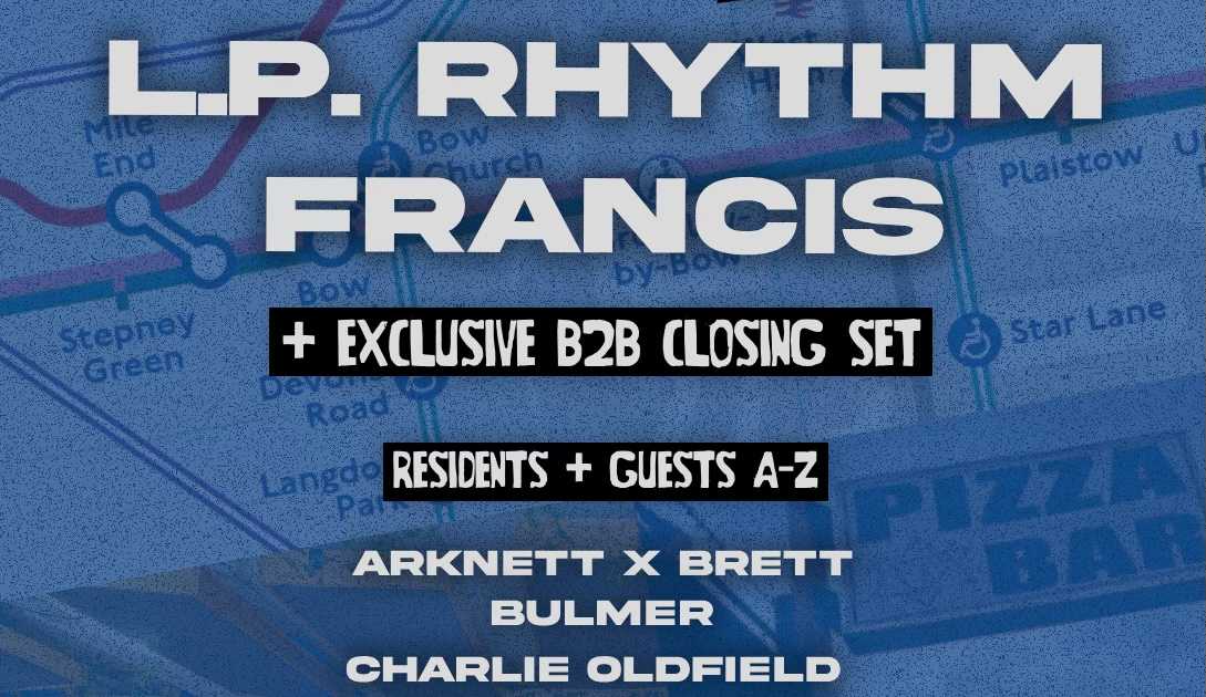 L.P Rhythm B2B Francis (UK) @ STARLANE PIZZA BAR at Starlane Pizza Bar ...