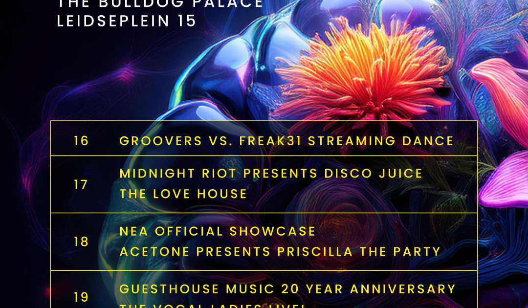 ADE x The Bulldog Saturday at The Bulldog Palace, Amsterdam