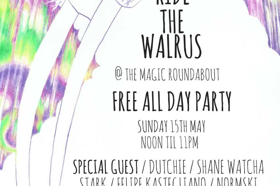 Ride The Walrus at The Magic Roundabout, London