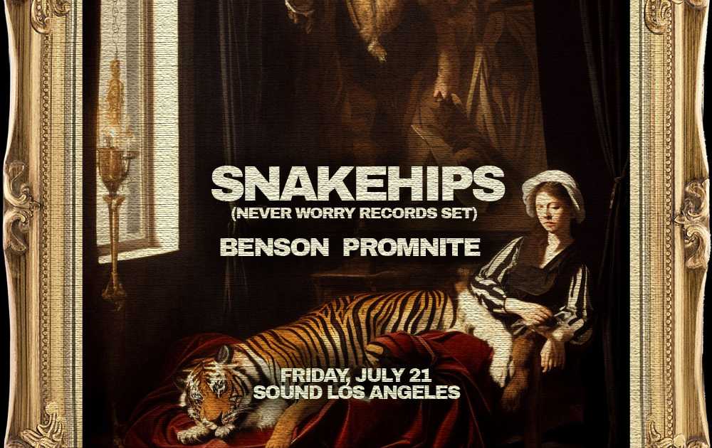 Sound presents Snakehips with support by Benson and Promnite at Sound ...