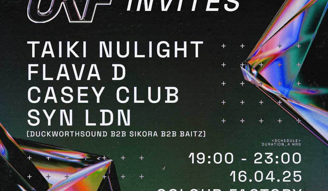 UKF Invites at Colour Factory, London