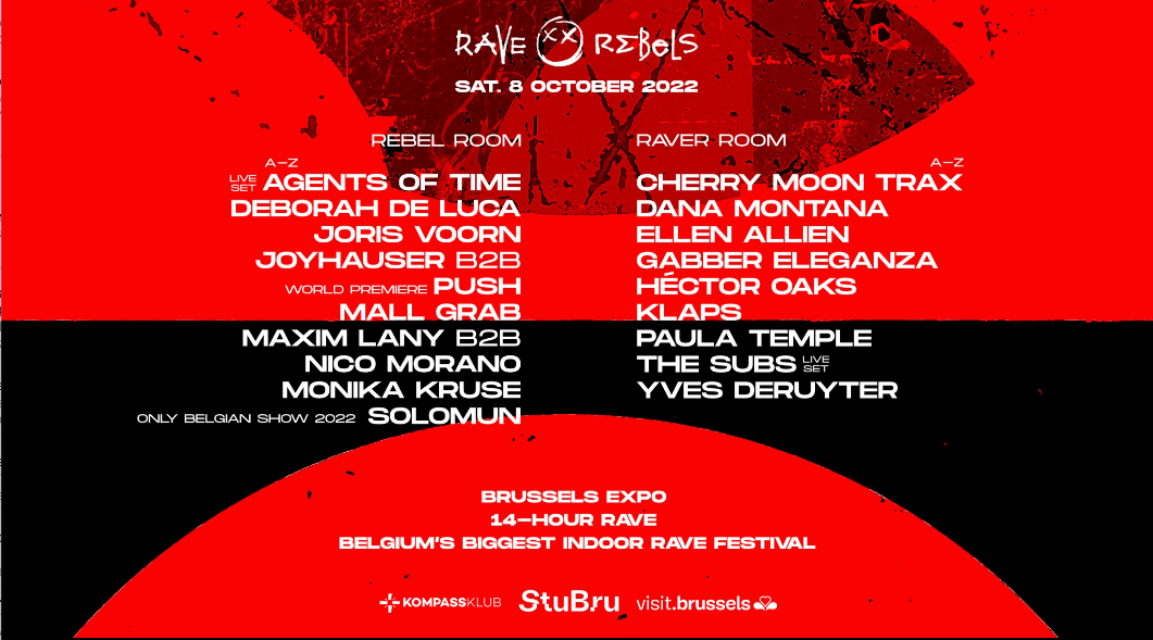 Kompass presents Rave Rebels XXL - 2 ROOMS - 14-hour Indoor Rave ...