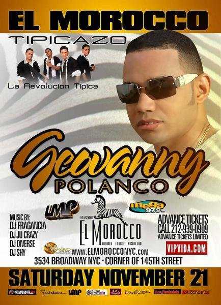 Nochelatina.Com:el Morocco presenta Geovanny Polanco at El Morocco, New ...