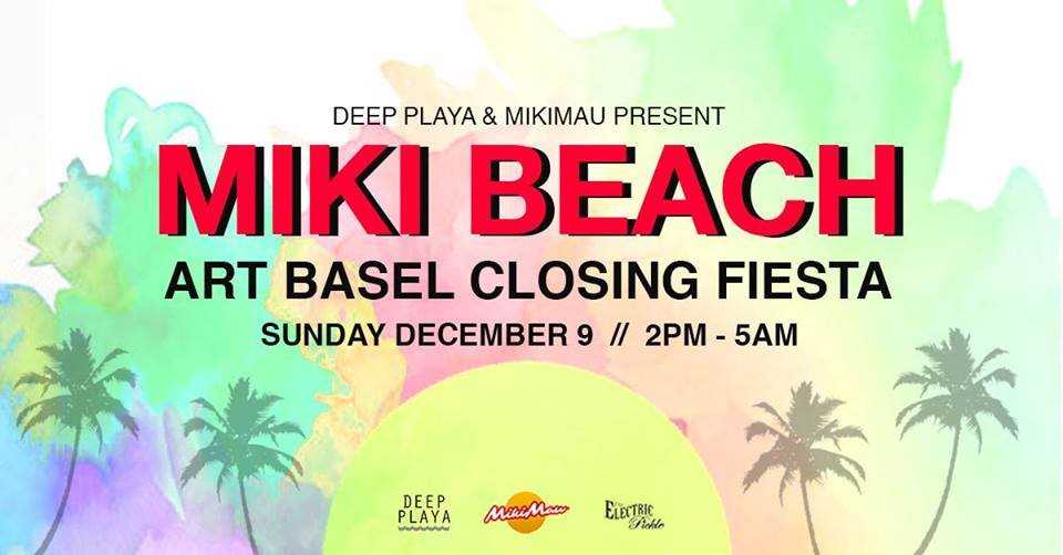 Miki Beach Art Basel 'Fun Raiser' Chaim, Gab Rhome, Tara Brooks ...