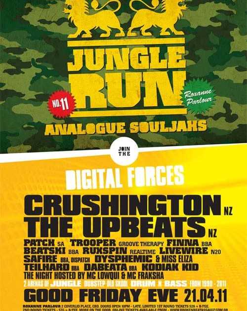 Jungle Run 11 bei Roxanne Parlour, Melbourne