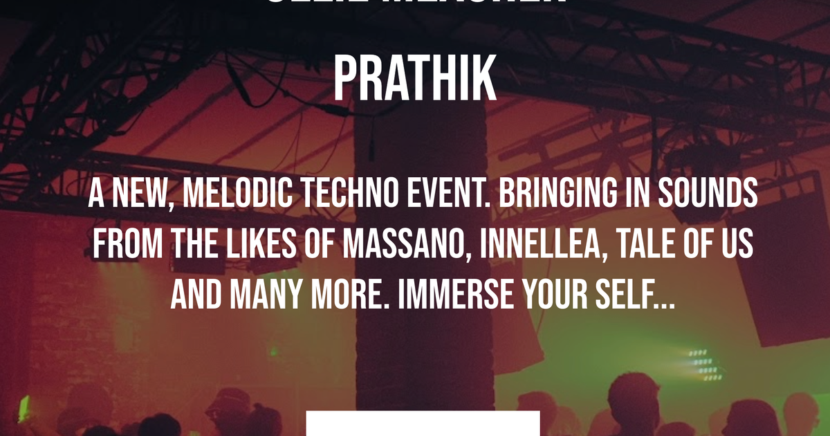 CONTINUUM - MELODIC TECHNO at Meraki, Liverpool