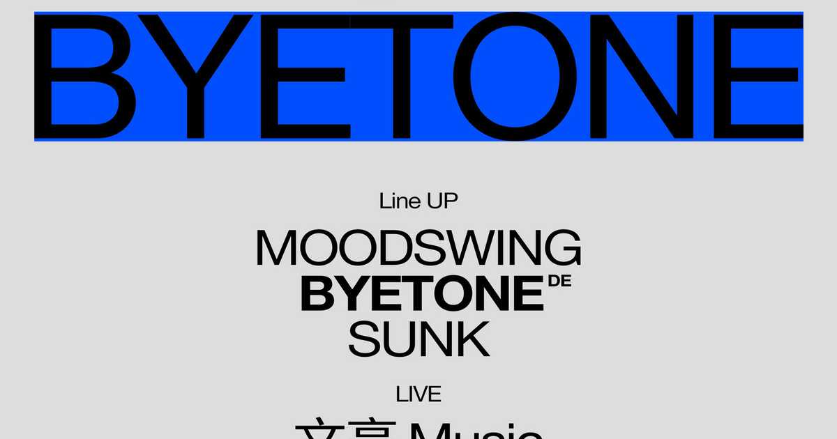 Byetone, the master of German minimalism, is back at Groundless Factory ...