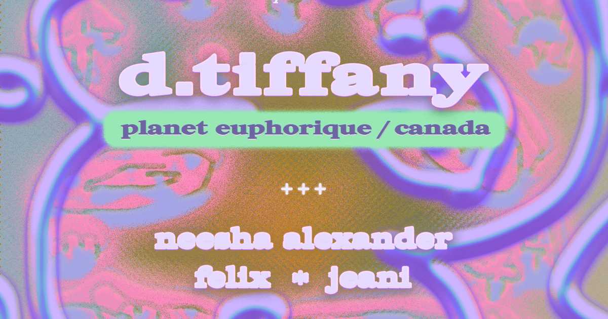 BTHC + Echo & Bounce pres. D.Tiffany at Echo & Bounce, Brisbane