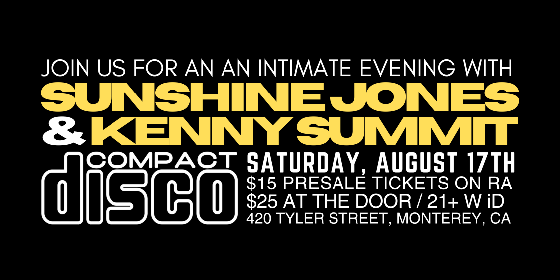 Sunshine Jones & Kenny Summit at Compact Disco, California