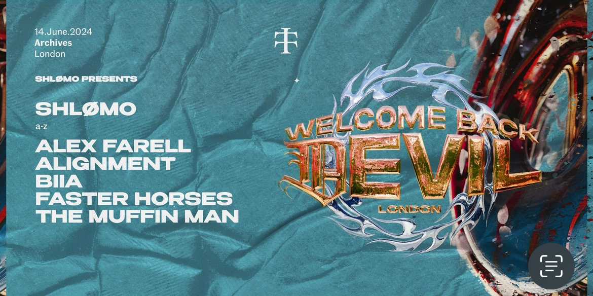 Teletech X Welcome Back Devil at Archives, London